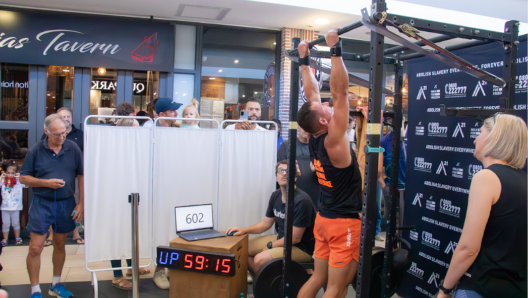 Most burpee pull ups in one hour | Guinness World Records