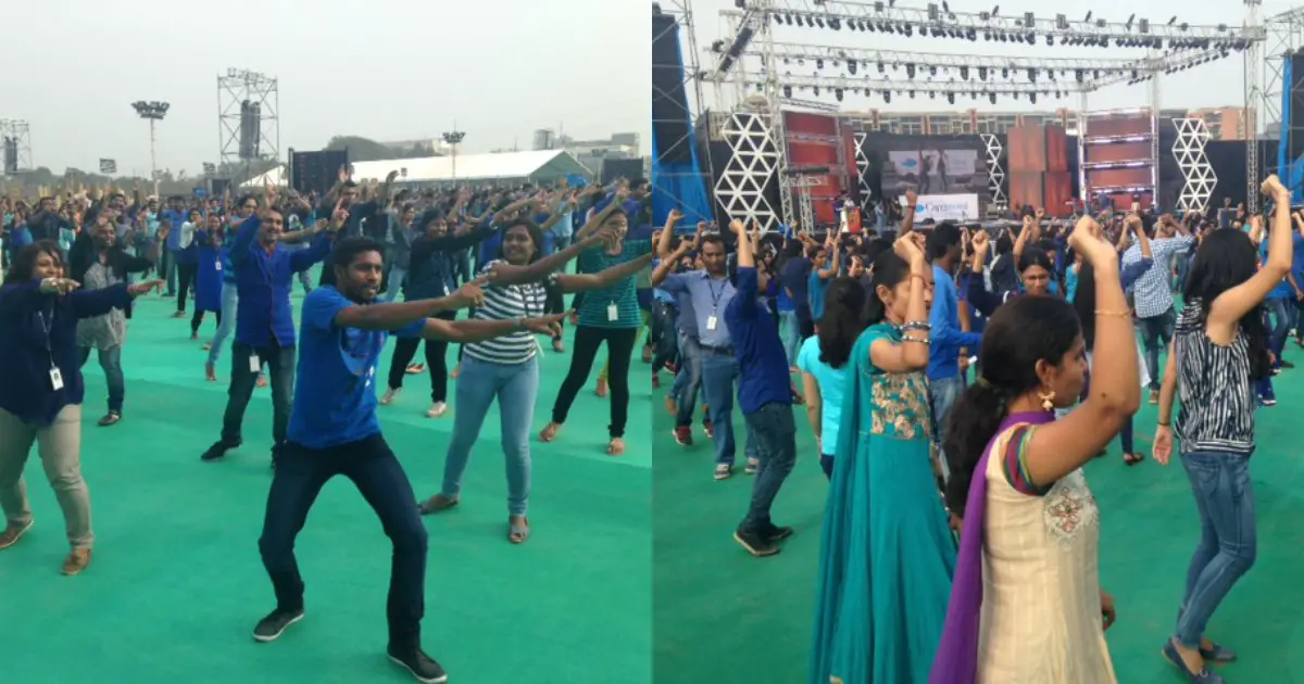 Largest Indian cinematic dance lesson | _guinness_world_records_label