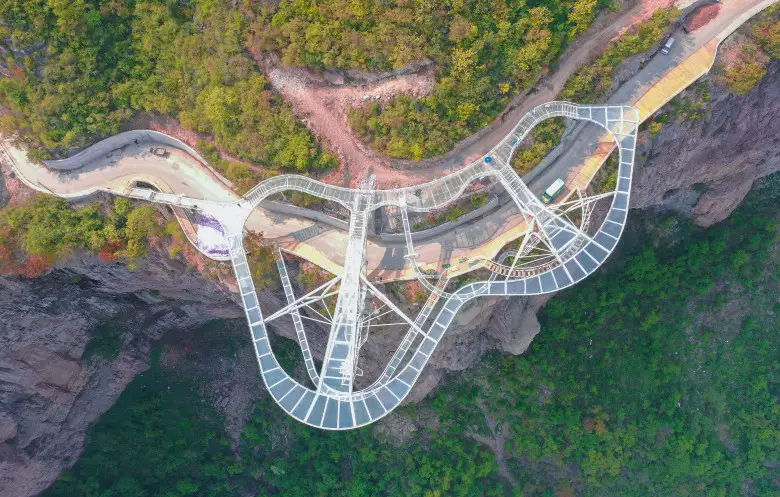 Largest glass floor observation platform | Guinness World Records