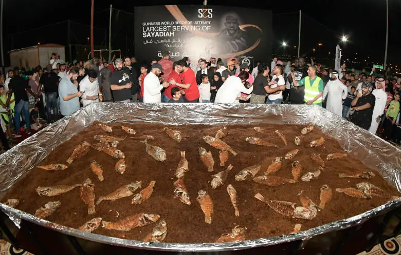 Largest serving of sayadieh | Guinness World Records