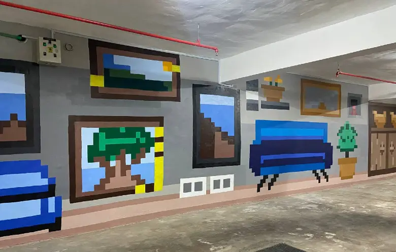 Largest pixel art mural | Guinness World Records