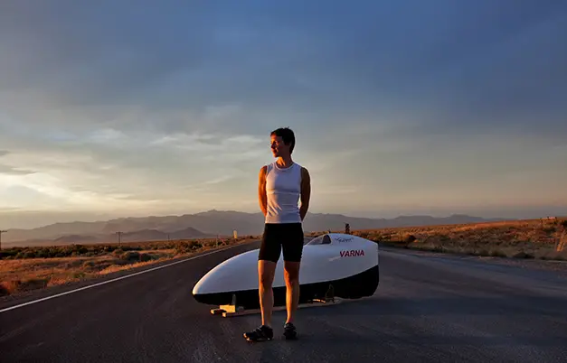 Fastest speed in a human-powered vehicle (female) | Guinness World Records